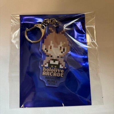 Nanashi Mumei hololive SUPER EXPO 2025 Limited Pixel character keychain ...