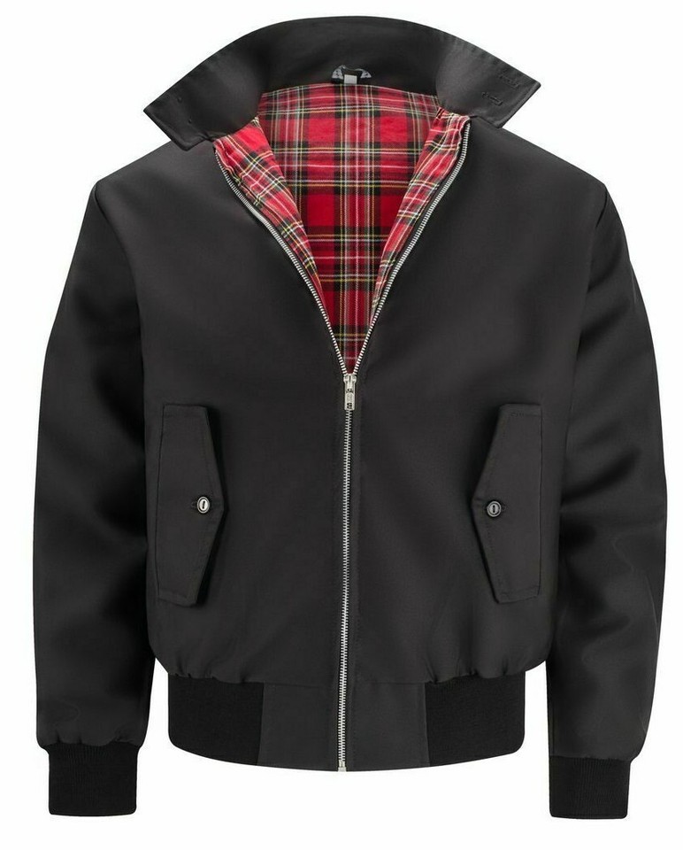 MENS HARRINGTON JACKET MOD SKINHEAD VINTAGE SCOOTER BIKER RETRO ...