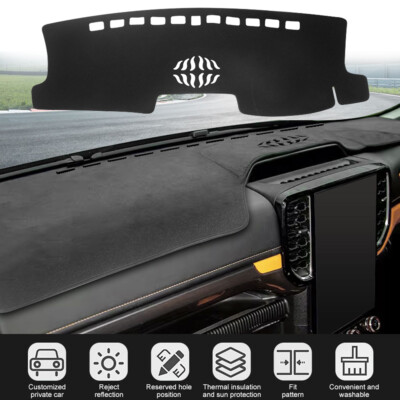 FITS FOR 2023-2025 Ford Ranger Dash Cover Mat Dashboard Pad Protective ...