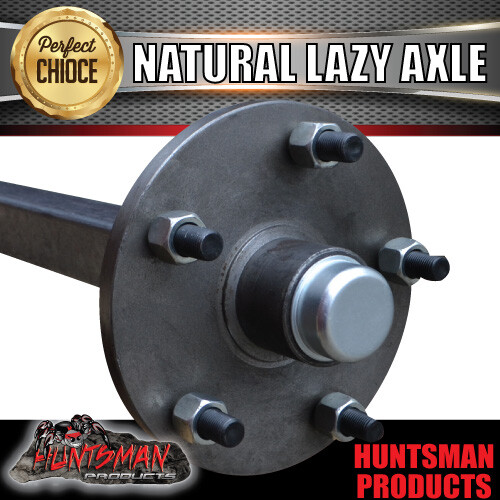 1000Kg Trailer Caravan Solid Lazy Axle 40mm Square Complete 60" - 75 ...