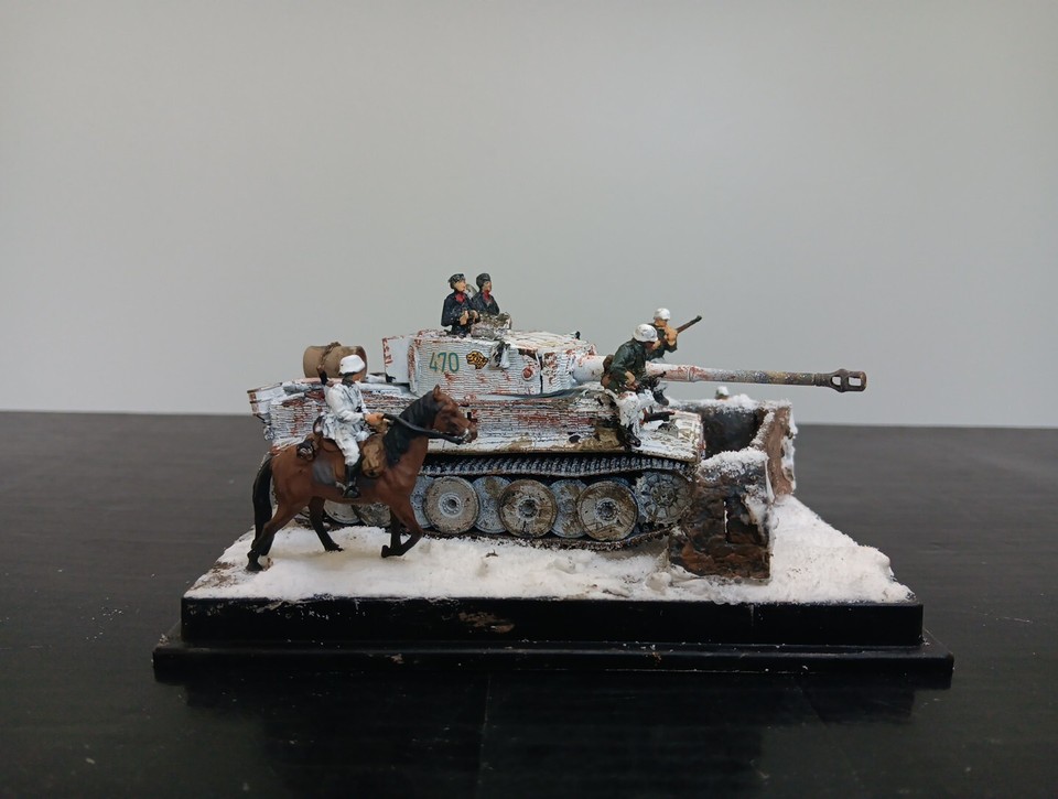 Kharkov'43'sPz.Abt.503#704'☠️/Sdkfz.181.Tiger.Mk.l.Ausf.E,7×Figs.Russia ...