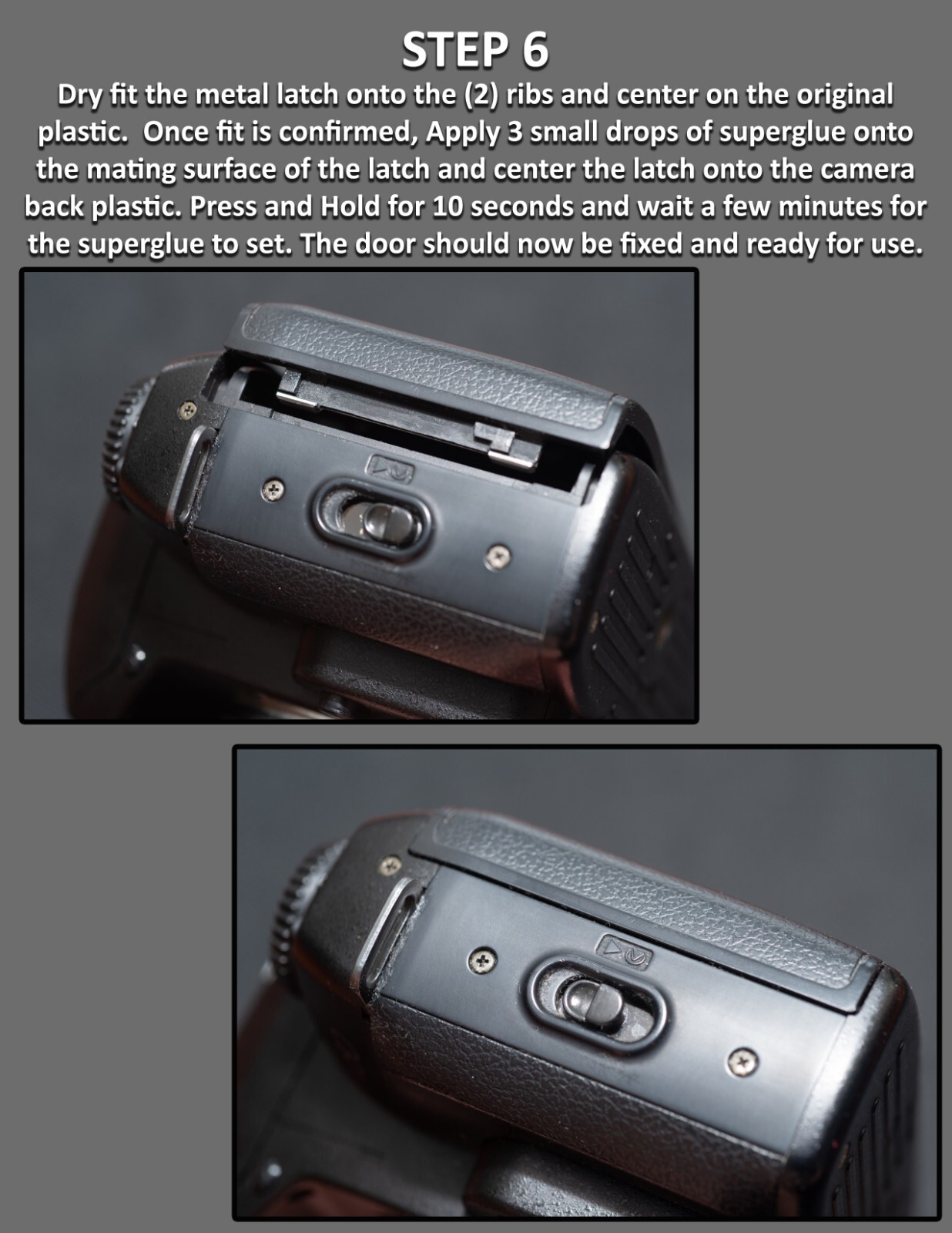 Nikon F80 / N80 Back Film Door Broken Latch Metal Repair Kit | eBay