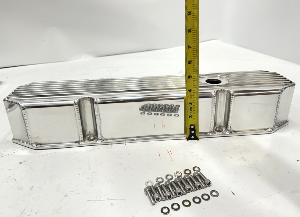 Finned Fabricated Aluminum Valve Covers for Big Block Chrysler Mopar ...