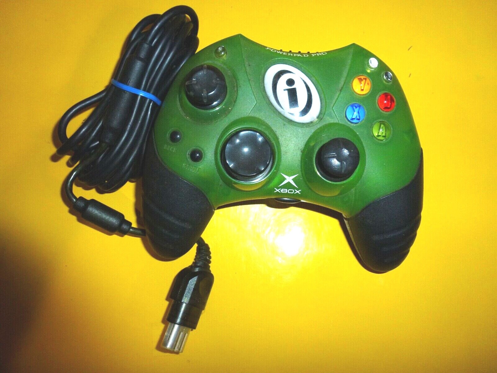 Vintage INTEC POWER PAD PRO Controller for 1st Generation XBOX Green ...