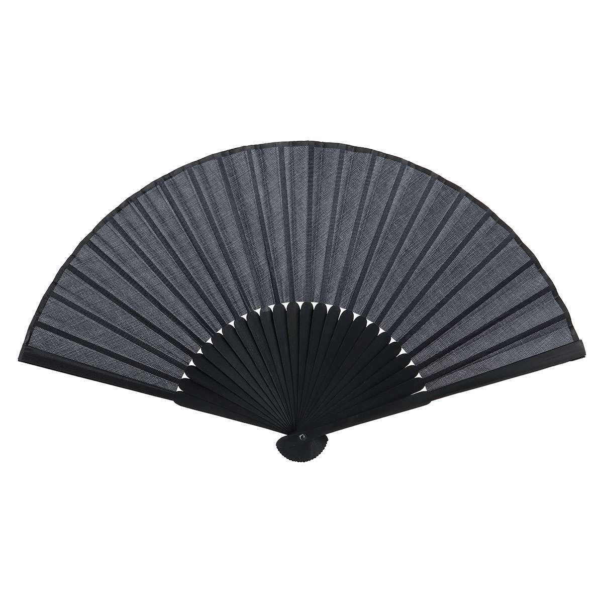Black Folding Fan Chinese Style Hand Held Folding Fan Foldable Fan ...