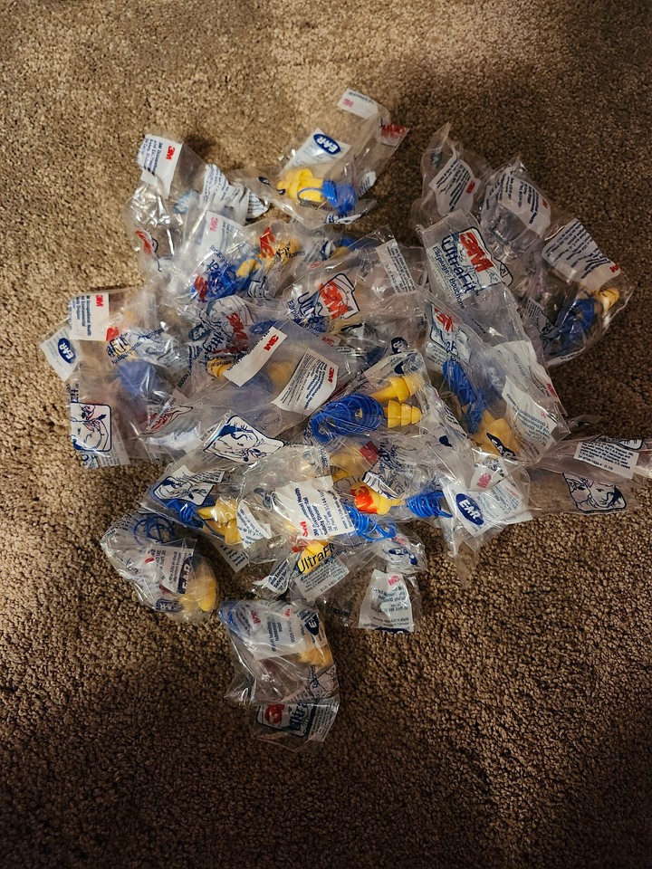 15 X 3M UltraFit Earplugs Corded 34-8709-1534-4 (15 Packs) Earplug | eBay