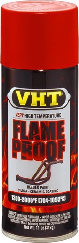 VHT SP109 Flameproof Coating Very High Heat Spray Paint – Red Flat ...