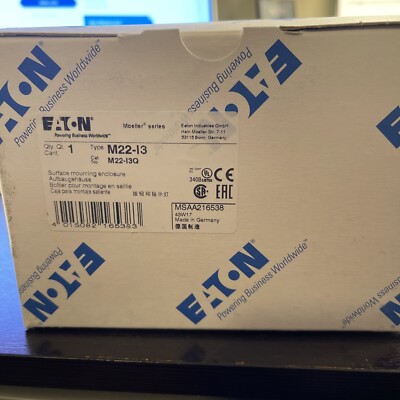 M22-I3. 3 HOLE ENCLOSURE. EATON | eBay