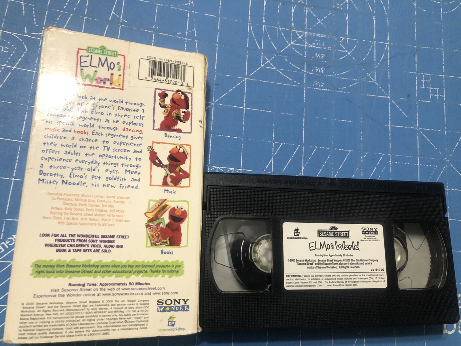 Sesame Street "Elmo's World" VHS Video Tape Kids Video 2000 😄 ...