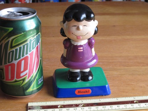 SNOOPY / PEANUTS STANDING LUCY FIGURINE BLAH ! 5" TALL DETERMINED ...
