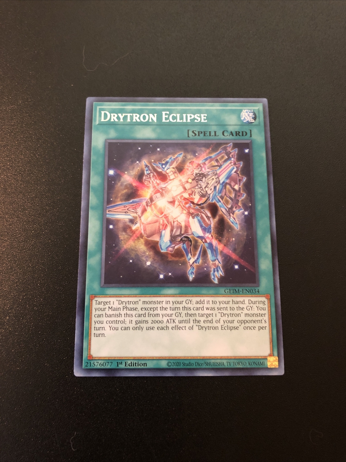 Yugioh! Drytron Eclipse - GEIM-EN034 - Rare - 1st Edition Near Mint, English | eBay