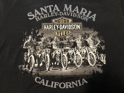 GENUINE Harley Davidson Tee 2XL - Santa Maria, CA Dealership Harley T ...