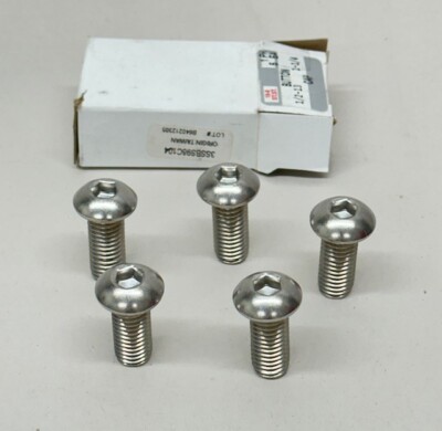 1/2-13 Button Head Allen Hex Drive Cap Screws Stainless Steel Qty 5 1 1 ...