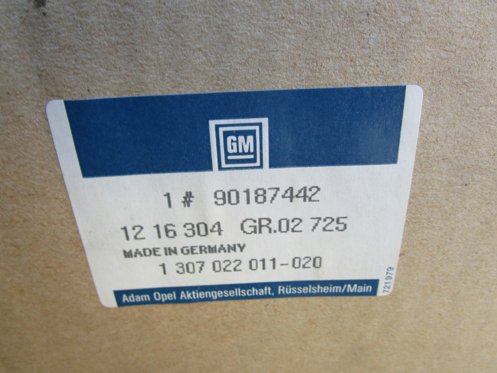 Opel Rekord E E2 Scheinwerfer Frontscheinwerfer H4 links 1216304 NEU ...