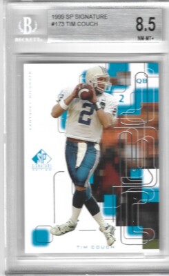 1999 SP Signature Tim Couch #173 BGS 8.5 NM-MT+ Rookie RC | eBay
