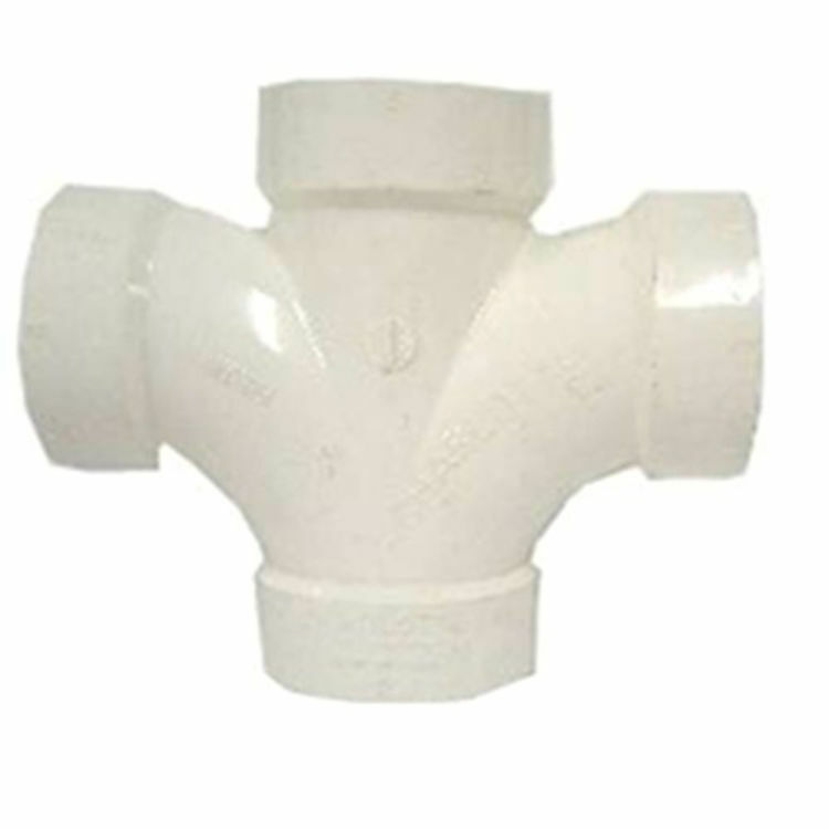 4 (DWV) PVC Double Sanitary Tee | eBay