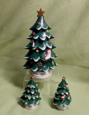 Japan Lefton Christmas Party Tree Set- Horderves & Salt / Pepper ...