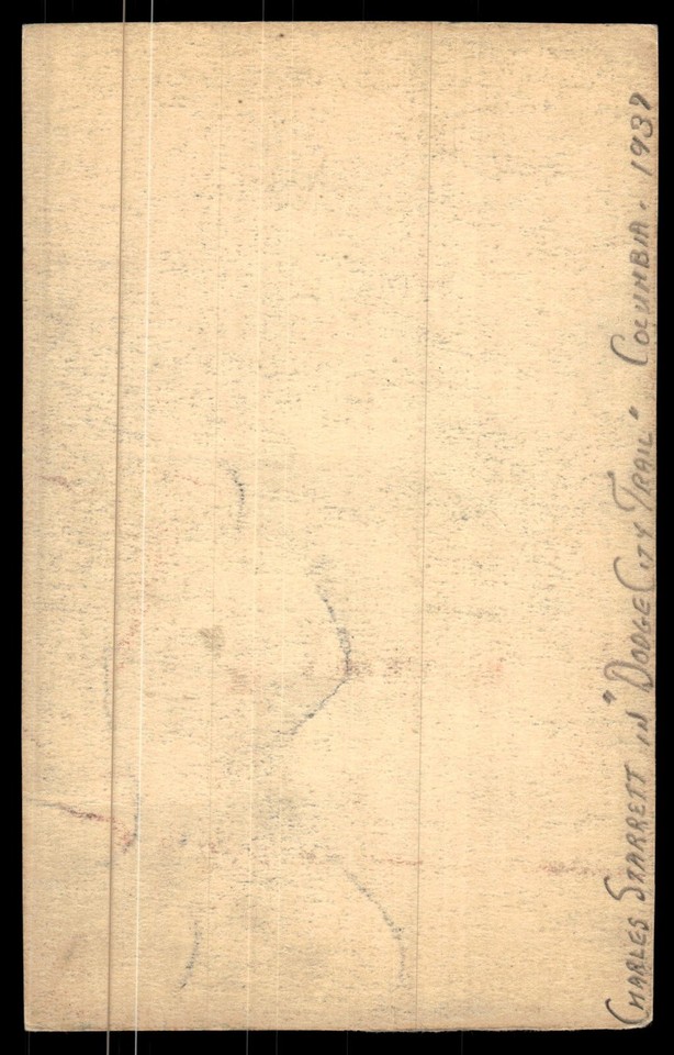 1920s-30s Arcade Style Card Western #37 Charles Starrett "Dodge City ...