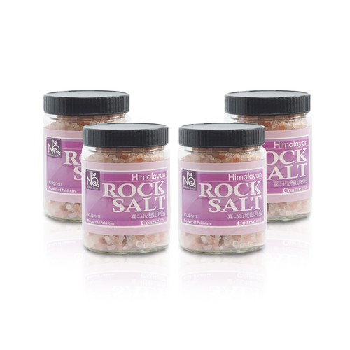 Himalayan Rock Salt Coarse Grain from Pakistan 400g, 4 Packs, Country ...