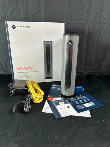 Motorola MB8611 Gray Ultra Fast Gigabit DOCSIS 3.1 Cable Modem | eBay