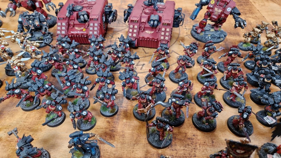 Games Workshop Warhammer 40k Blood Angels Flesh Tearers Army Fully ...
