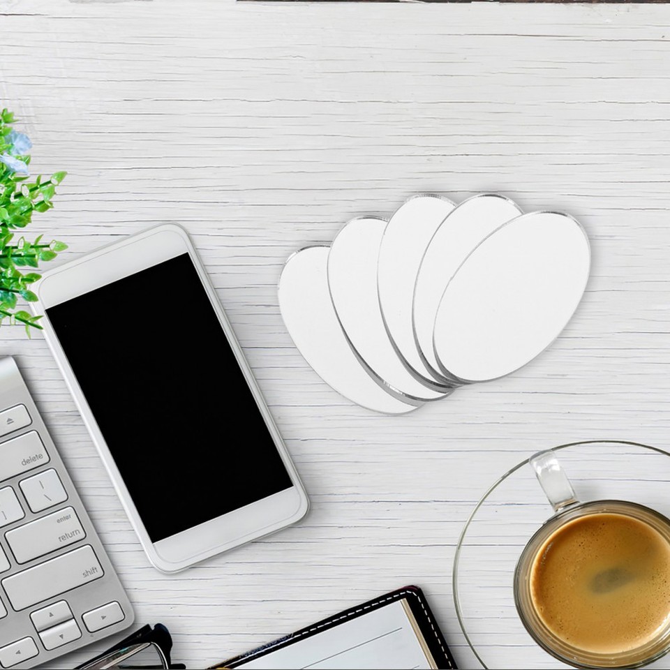 5 Pcs Mobile Phone Case Makeup Mirror Sticker Mini Mirrors Small for ...