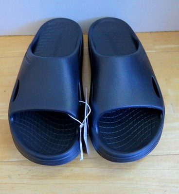 BNWT Stylish Black Recovery Relaxed Fit Rebounce Slide from Skechers ...