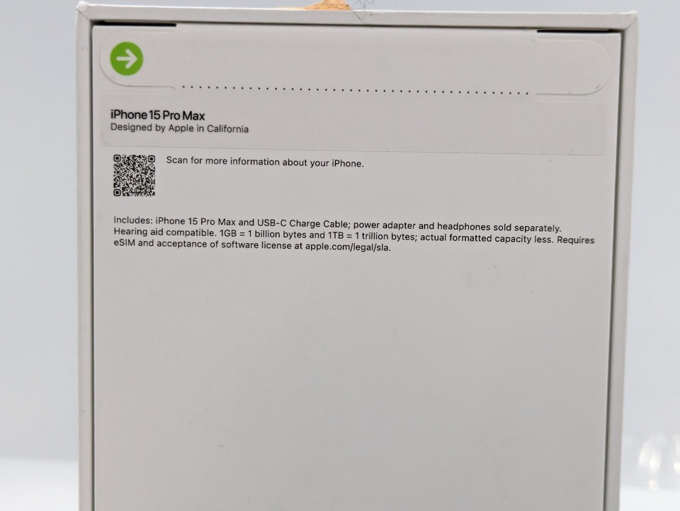 Apple iPhone 15 Pro Max A2849 256GB | Blue Titanium | MU693LL/A ...