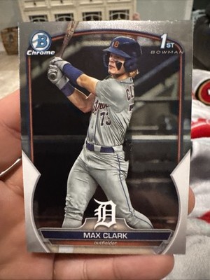 Max Clark 2024 Bowman Chrome Draft Card #BDC-76 Detroit Tigers #2 ...