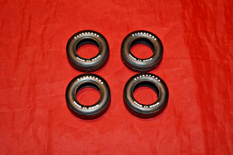 AMT 60's Style Firestone Wide Oval White Letter Tires 15 Inch 1/25 | eBay