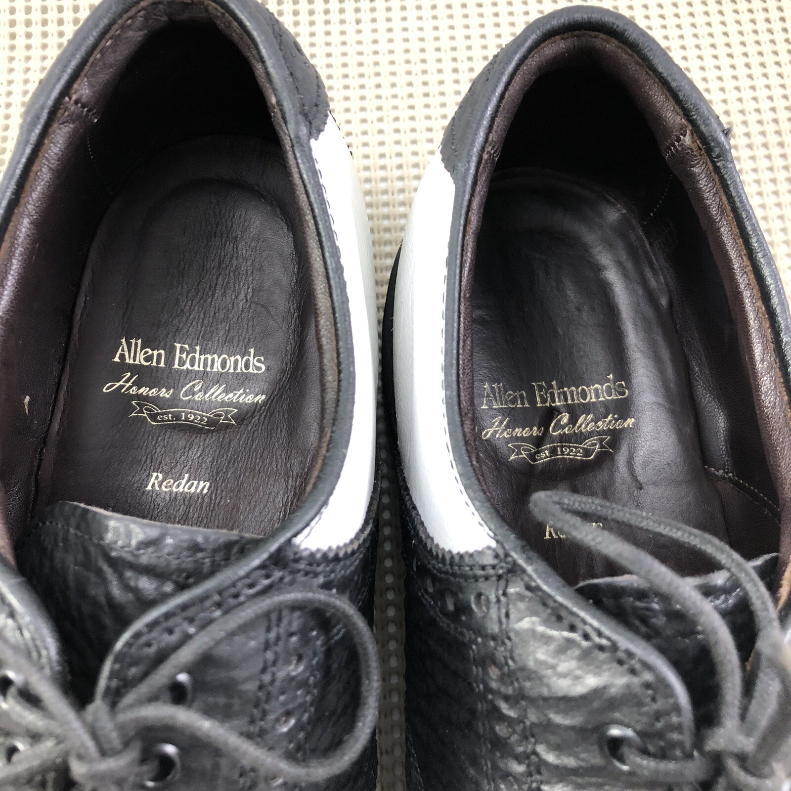 Allen Edmonds Golf Shoes Mens 9.5 D Honors Collection Redan White ...