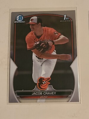 2023 Bowman Draft Jacob Cravey 1st Chrome BDC-189 Orioles Prospect | eBay
