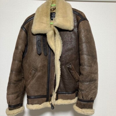 Schott Type B-3 Flight Mouton Jacket Size 40 Made in USA | eBay