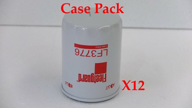 (12) LF3776 Fleetguard Oil Lube Filter Kubota D1105 Ditch Witch Case ...