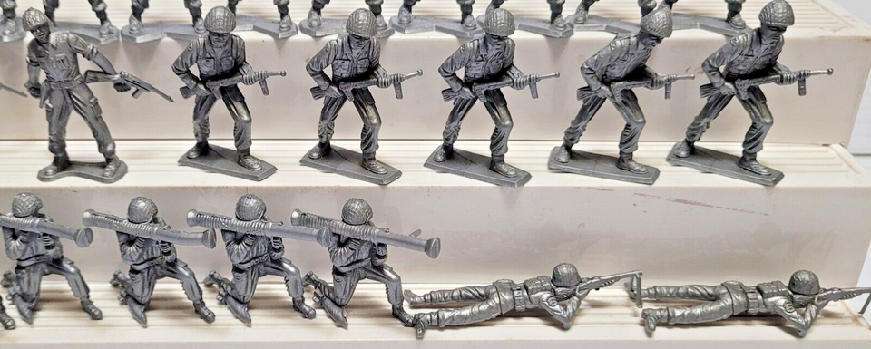 VINTAGE MPC SILVER WWII SOLDIERS LOT | eBay