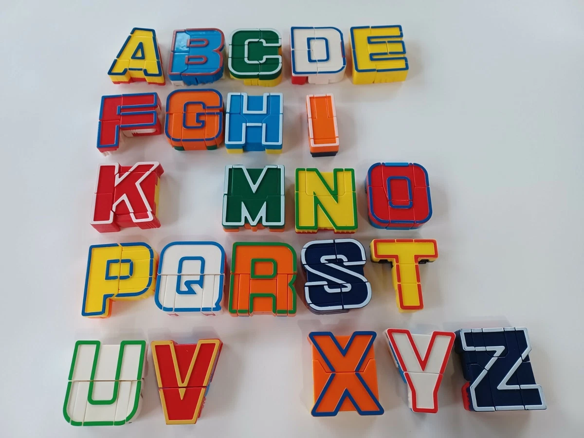 Transformer Alphabet Letters