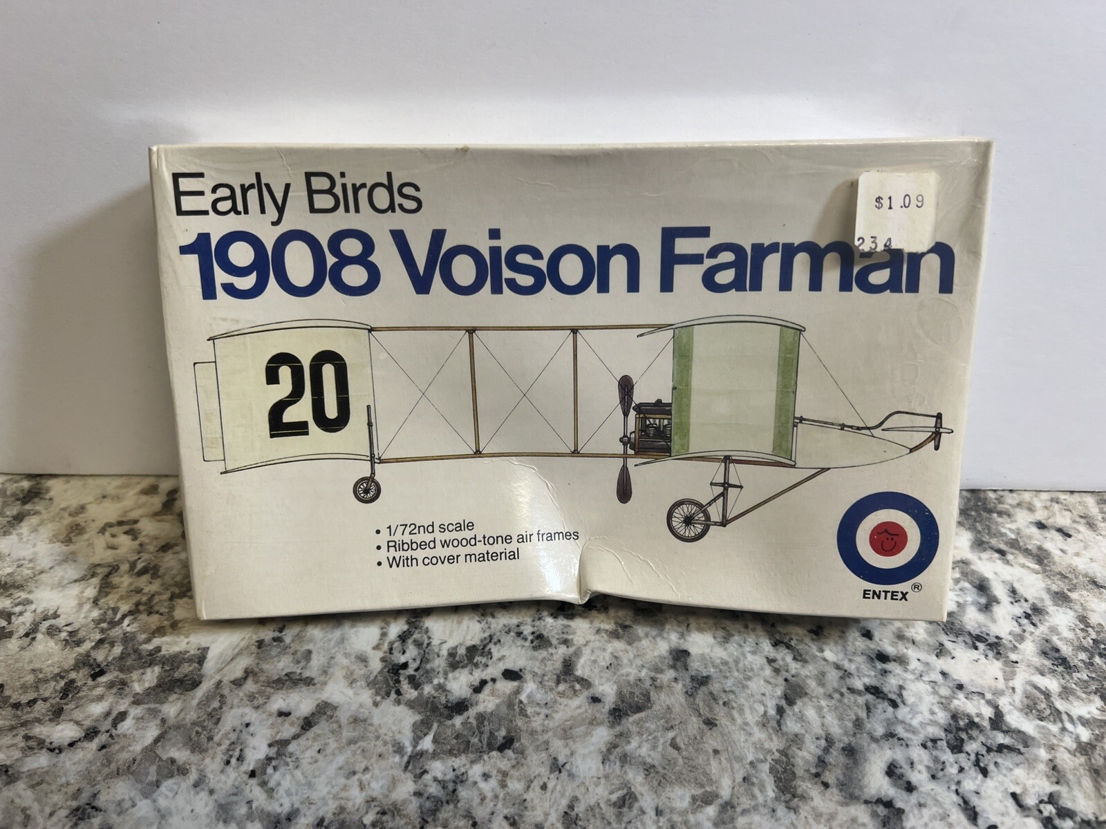 ENTEX EARLY BIRDS 1/72 1908 VOISON FARMAN #8520A vintage SEALED | eBay