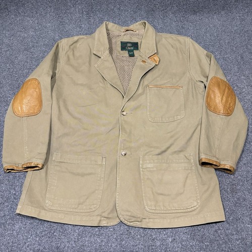 Orvis Zambezi Safari Field Coat Jacket Mens Large Khaki Sportsman ...