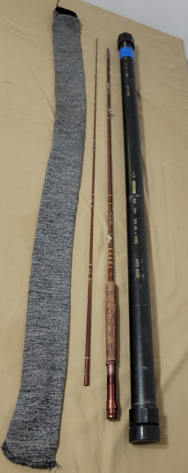 Vintage Fenwick FF756 ASTM 7 1/2' 3 1/4 oz Feralite 2 pc Fly Rod ASTM ...
