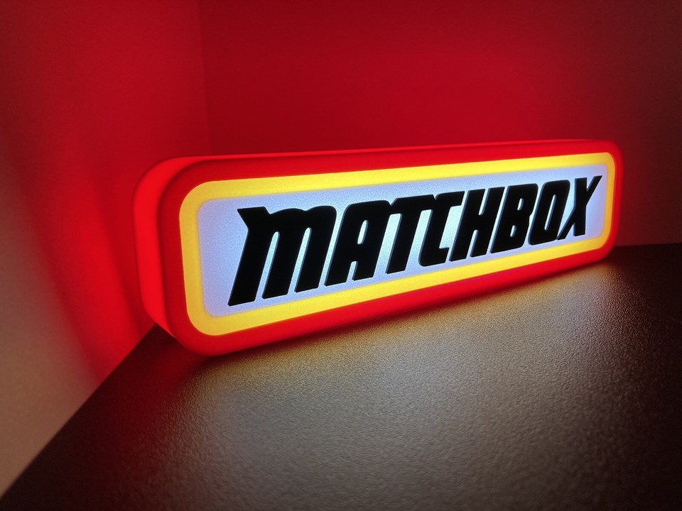 Matchbox 3d Printed Led Sign | eBay