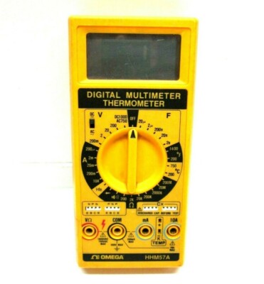 Omega HHM57A Digital Multimeter Thermometer (FREE SHIPPING) P11A | eBay