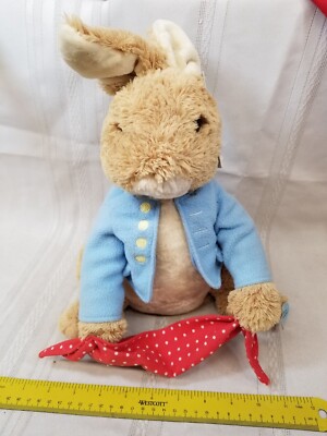 Gund Peter Rabbit Plush Peek A Boo ANIMATED Toy Talking Interactive 11 ...