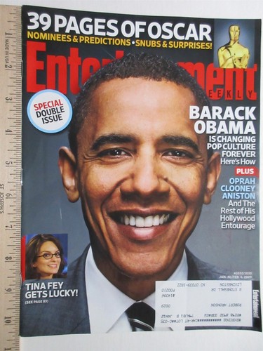 Entertainment Weekly Magazine January 30 - February 6 2009 Barack Obama ...