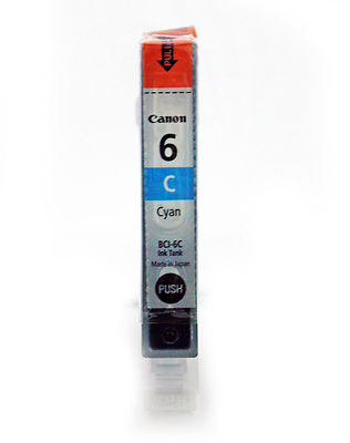 Canon BCi 6 C cyan BLUE ink i9900 i9950 i9100 i990 i965 i950 i905D ...