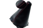 Manual Shift Boot Leather Synthetic for Honda Civic Si 06-11 Red Stitch ...
