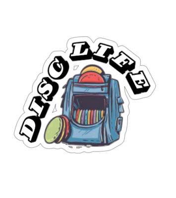 Disc Life Sport Disc Golfer Bag Frisbee Sticker 3 x 3.5 | eBay