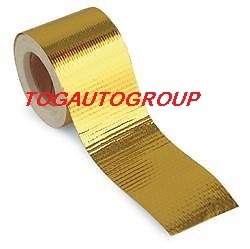 TOG 450 DEGREE GOLD HEAT DEFENCE REFLECTIVE TAPE 2" X 30ft SILVIA S13 ...