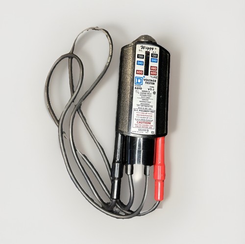 (O) Wiggy Square-D Voltage Tester, Class 6610, Type VT-1, Made in USA ...