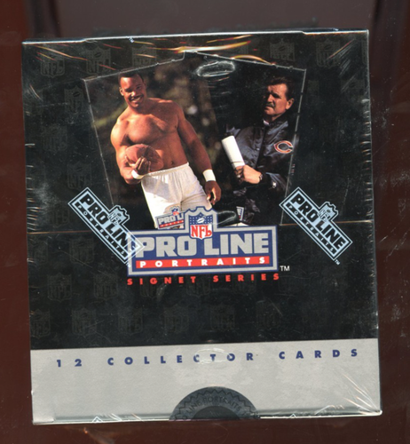 1991 PROLINE PORTRAITS "SIGNET SERIES" FOOTBALL UNOPENED FACTORY SEALED ...
