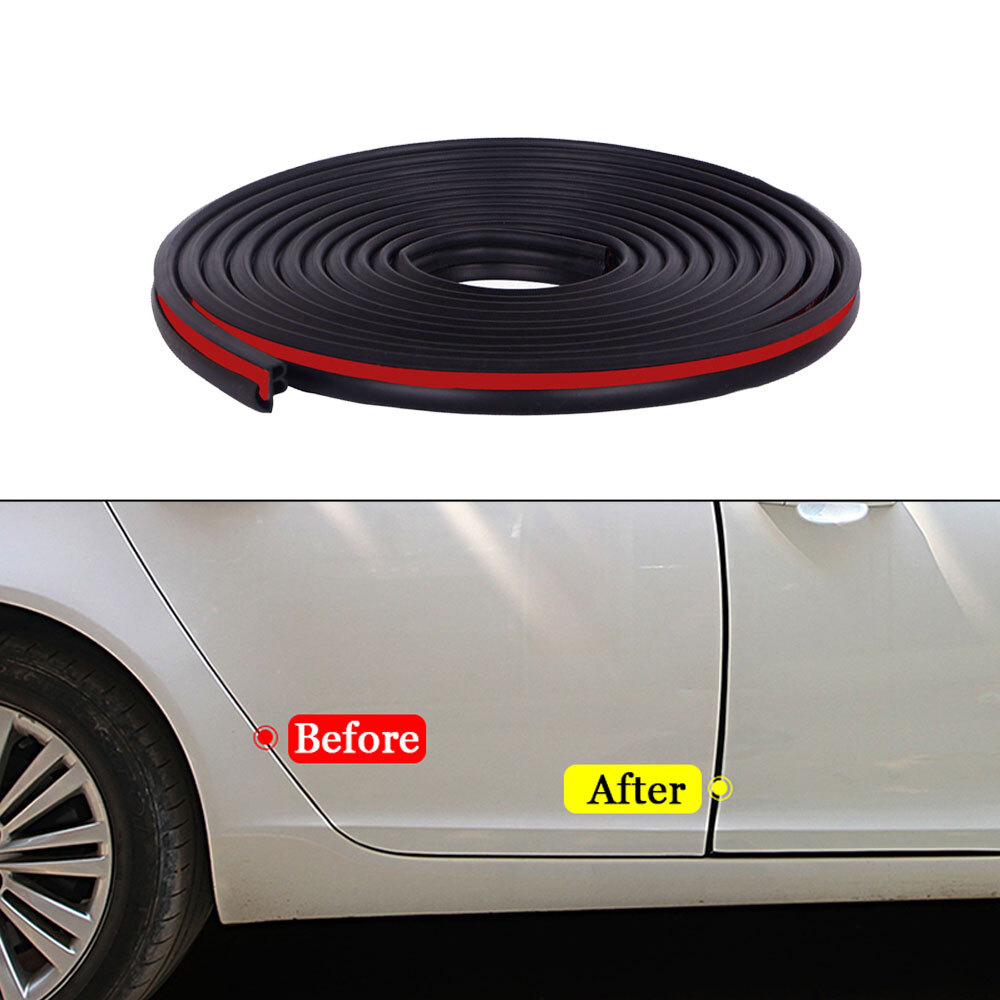 9.8FT Auto Car Door Moulding Rubber Scratch Protector Strip Edge Guard ...